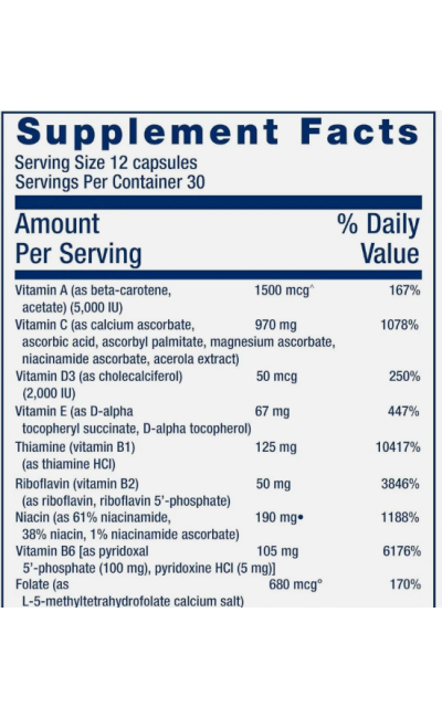 Mix Capsules Without Copper, 360 Capsules Life Extension