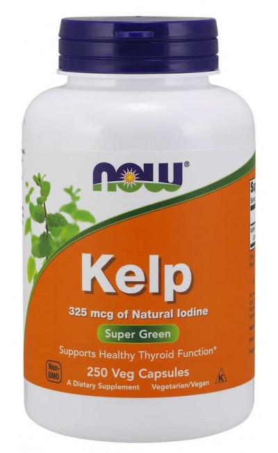 Kelp 325 mcg 250 Veg Capsules NOW Foods