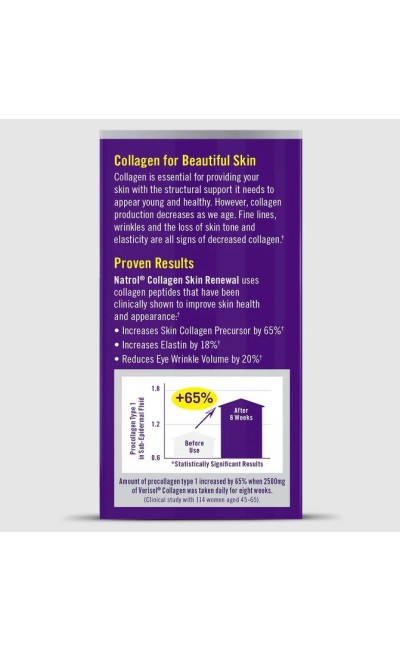 Collagen Skin Renewal Advanced Colageno 120 tablets NATROL