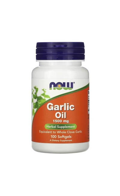 GARLIC OIL 1500mg 100 SGELS Now